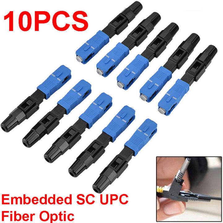 Embedded SC UPC Fiber Optic Fast Connector FTTH single-mode fiber optic SC quick connector SC ...