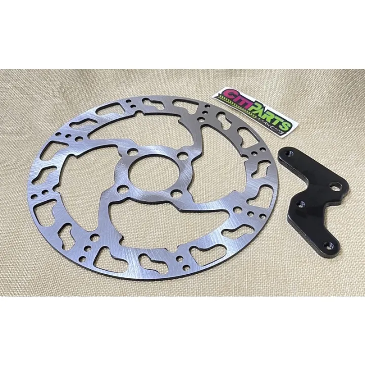 LIGHTEN DISC RAIDER 150 w/ BRACKET (front) for ROUND HUB 220mm OP ...