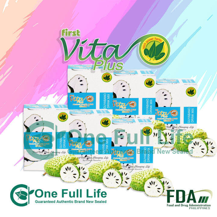 First Vita Plus GUYABANO GOLD x 6 BOXES | Lazada PH