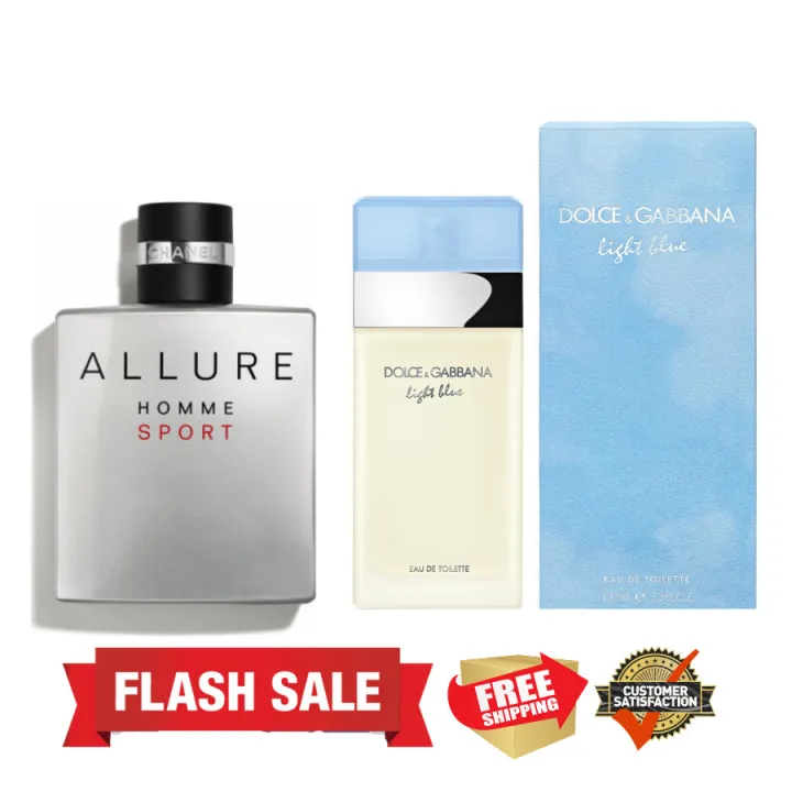 Buy Channel Sport Perfume For Men And Get D&G Light Blue Perfume For ...