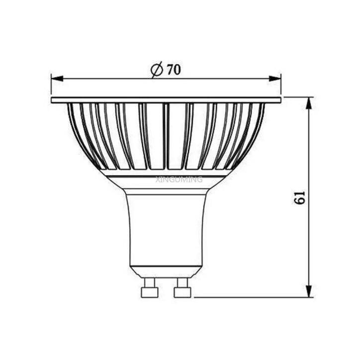 AR70 8W COB LED spotlight 90-265V household commercial lighting GU10 ...