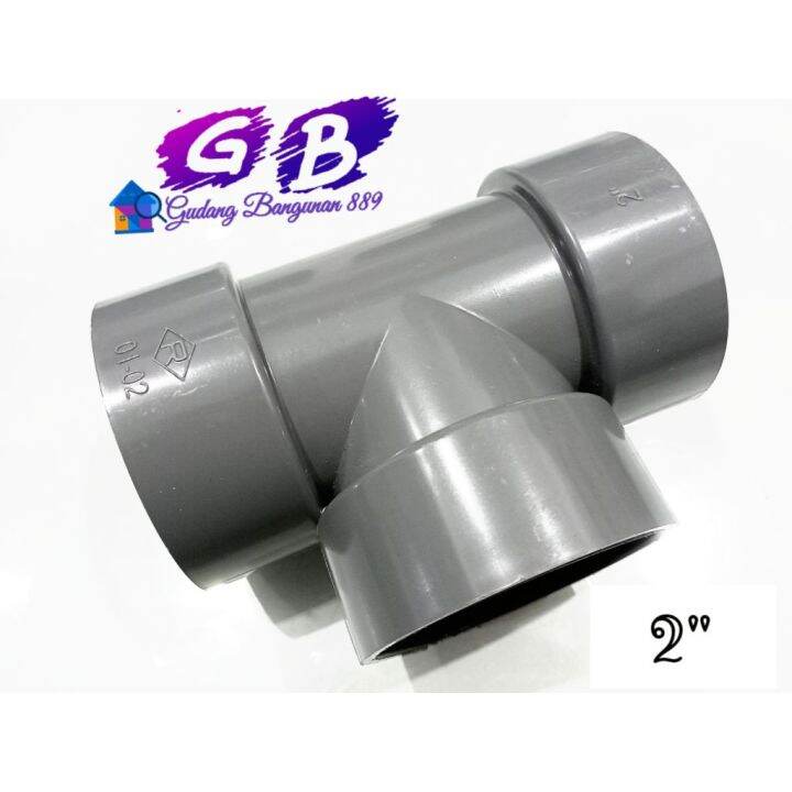 TEE PVC 2" RUCIKA AW/SAMBUNGAN TEE 2 INCI RUCIKA | Lazada Indonesia