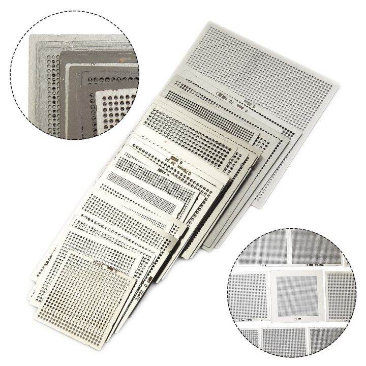 Heat BGA Reballing Rework Net Universal Rework Stencil Parts Kit Useful ...