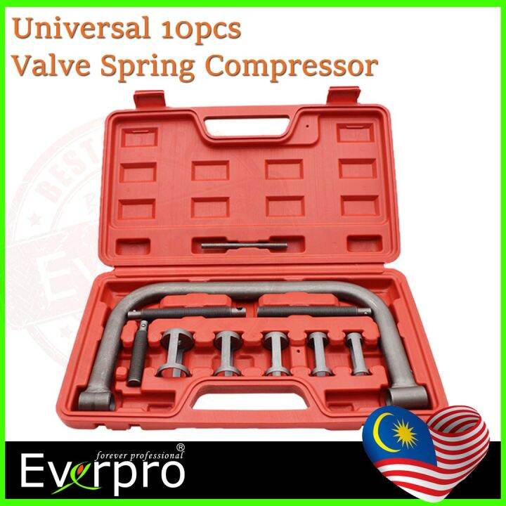 Valve Spring Compressor Auto Compression Clamp Tool Installer Kit Car ...