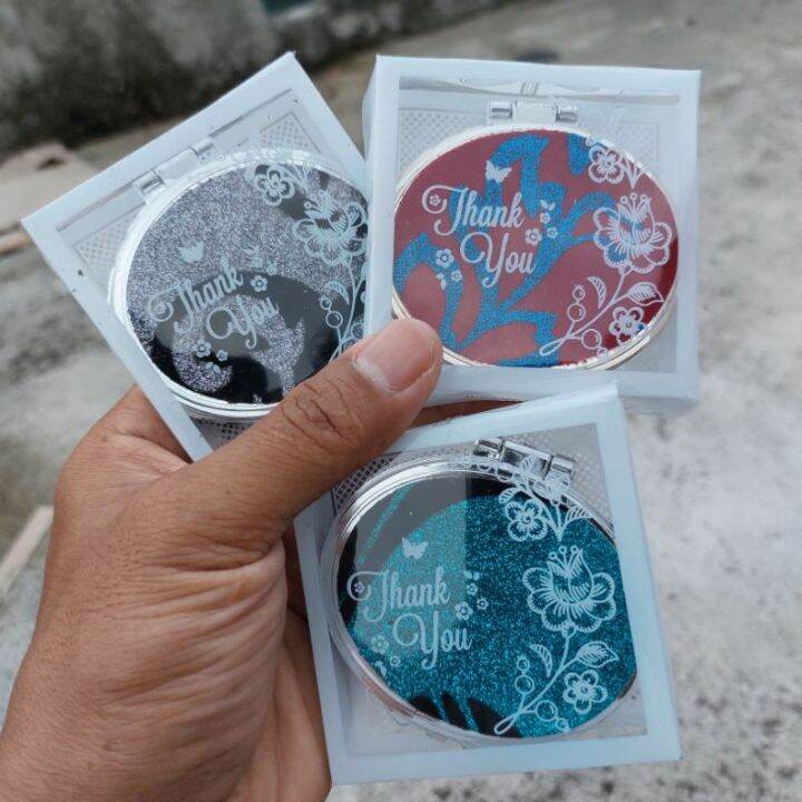 Kaca glitter/ kaca pasir kemasan mika motif minimal order 50 pcs ...