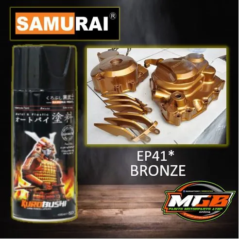 wo- EP41* BRONZE (ENGINE PART) Samurai Paint 400ml | Lazada PH