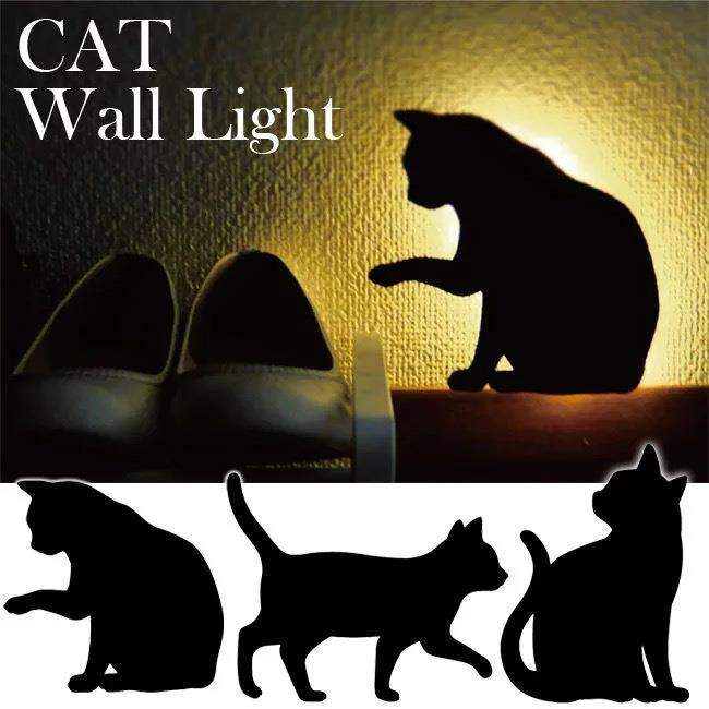 Undertakes to LED electric acoustic small night light shadow silhouette ...