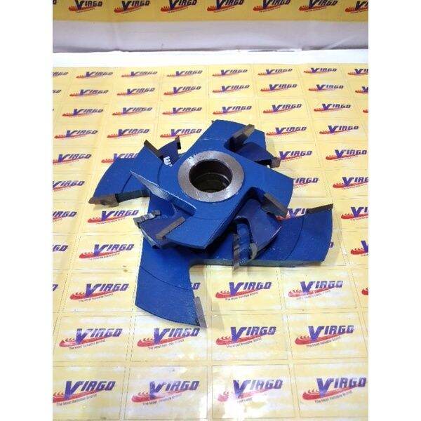 4 MATA PISAU PROFIL ROUTER DUDUK BUNGA PANJANG SPINDLE ALUR PINTU KUSEN ...
