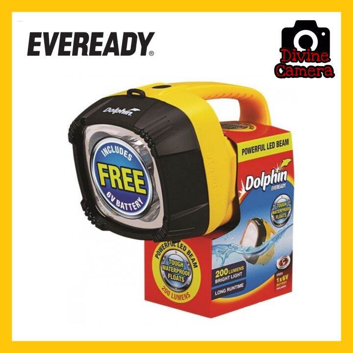 Eveready Dolphin 6V Waterproof Floating LED Flashlight DOLLN6VWB | Lazada
