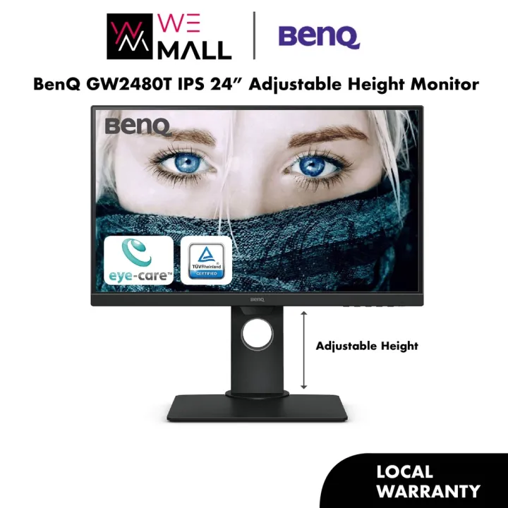 BenQ GW2480T IPS 24 inch Height Adjustable Best for Working and ...