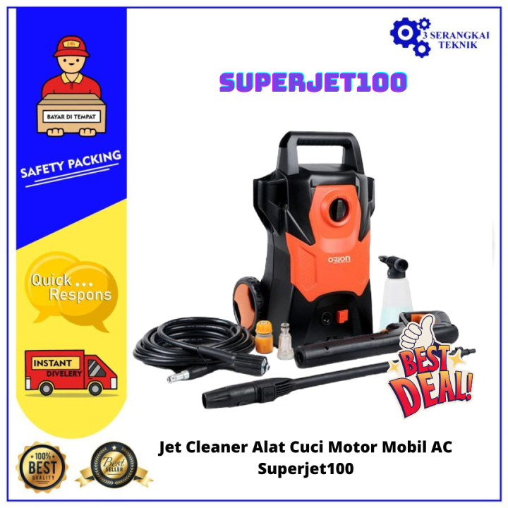 Alat Steam Cuci Motor Mobil AC Jet Cleaner SUPERJET100 Super Kencang ...