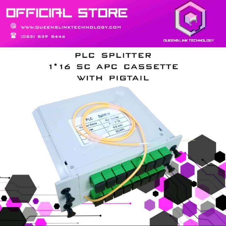 PLC SPLITTER 1*16 SC APC CASSETTE WITH 2FT PIGTAIL | Lazada PH