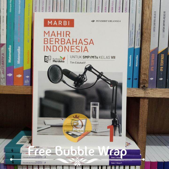 MARBI Mahir Berbahasa Indonesia Kelas 1 SMP Kurikulum Merdeka Erlangga ...