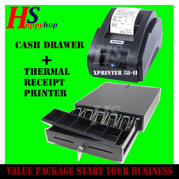 Gm Cash Drawer Resit Printer RP58mm / Package Receipt Printer with ...