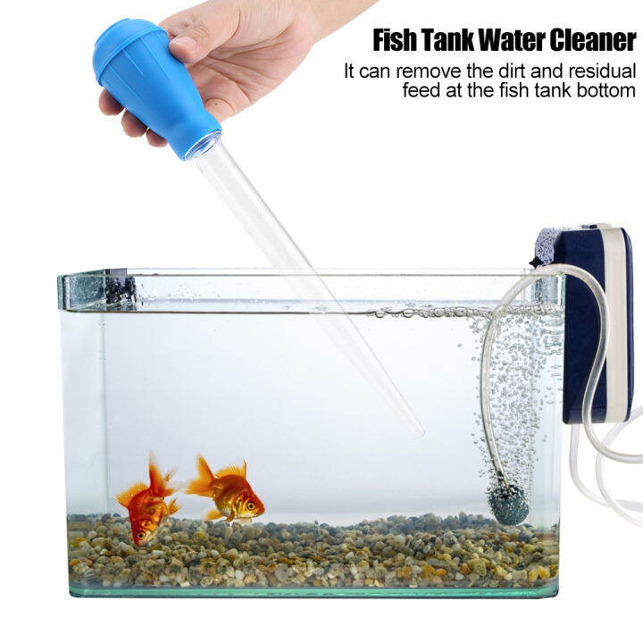 Fish Tank Water Changer 4 Scales Dropper Pipette Feeder for Small Fish ...