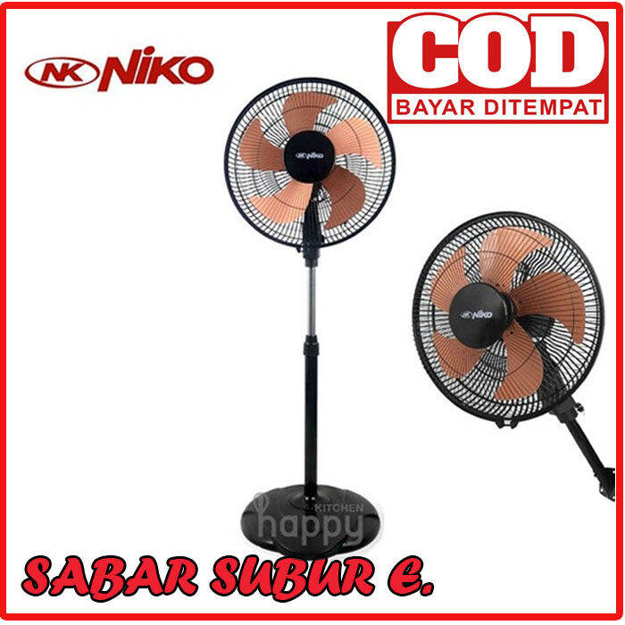 Niko NK 1621 Kipas Angin 2in1 Stand / Wall Fan 16 Inch | Lazada Indonesia