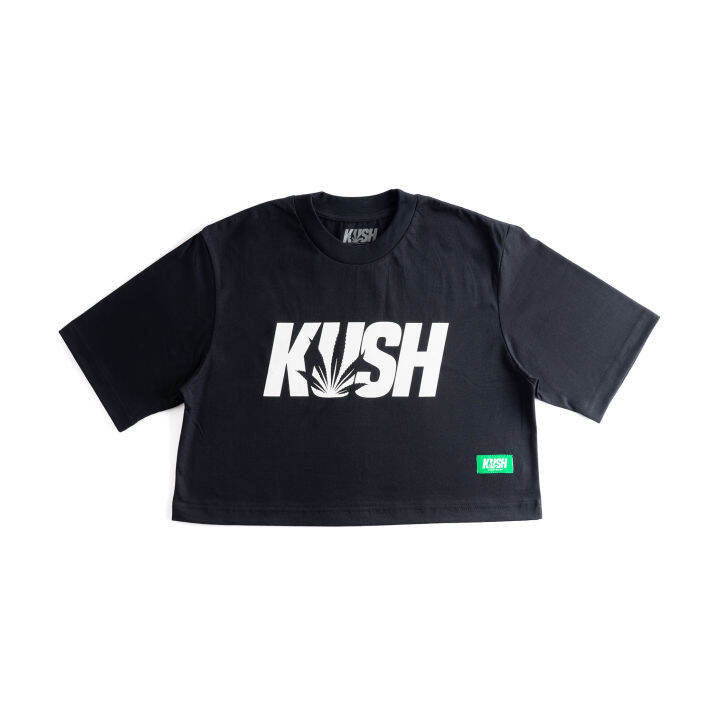 KUSH Co. WOMEN'S OG LOGO WHITE (BLACK) Cropped Top | Lazada PH