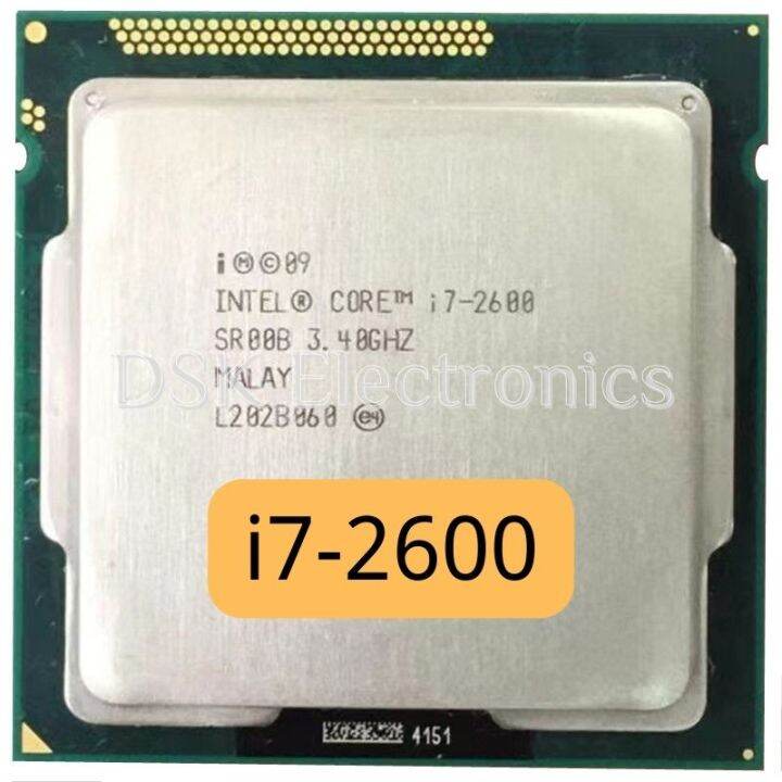 Intel Core i7-2600 i7 2600 CPU Processor 8M Cache 3.40 GHz CPU LGA 1155 ...