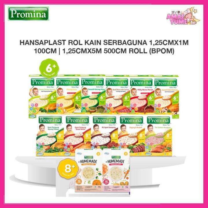 PROMINA Bubur Bayi 100g & 120g Box 6+ bulan Keatas | Bubur Tim 8 ...