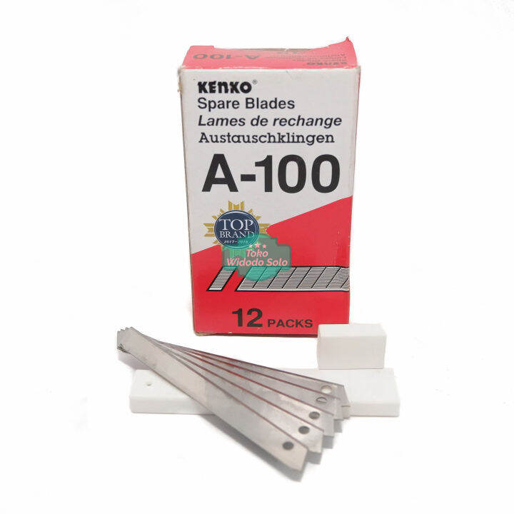 Isi Cutter Kenko A100 Kecil Spare Blades - 1 Box Isi 60 Buah | Lazada Indonesia