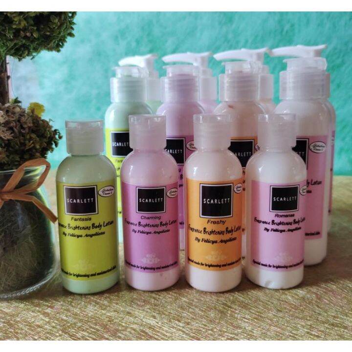 Skincare Scarlett Whitening Body Lation Freshy Original | Lazada Indonesia