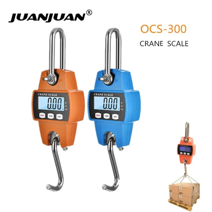 300kg Crane Scale Heavy Duty Electronic Digital Stainless Steel Hook ...