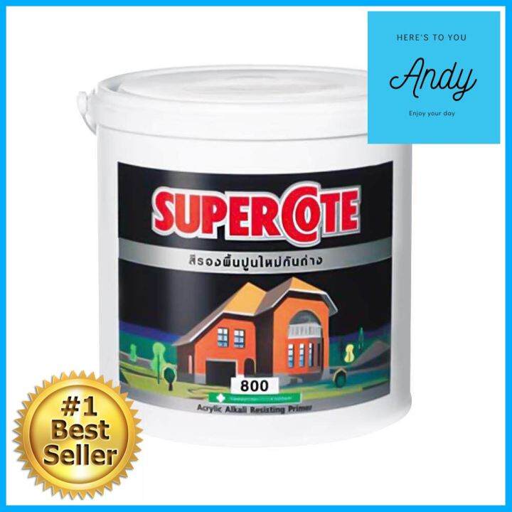 สีรองพื้นปูนใหม่ DULUX SUPERCOTE ด้าน 3.8 ลิตรNEW PLASTER PRIMER DULUX ...