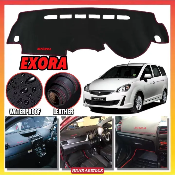 PROTON EXORA LEATHER DASHBOARD COVER Leather Car Dashmat Dashboard ...