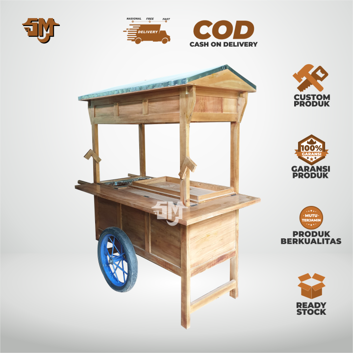 Gerobak Angkringan Mini 2 Lubang/Grobak Mini /Gerobak Modern Kekinian ...