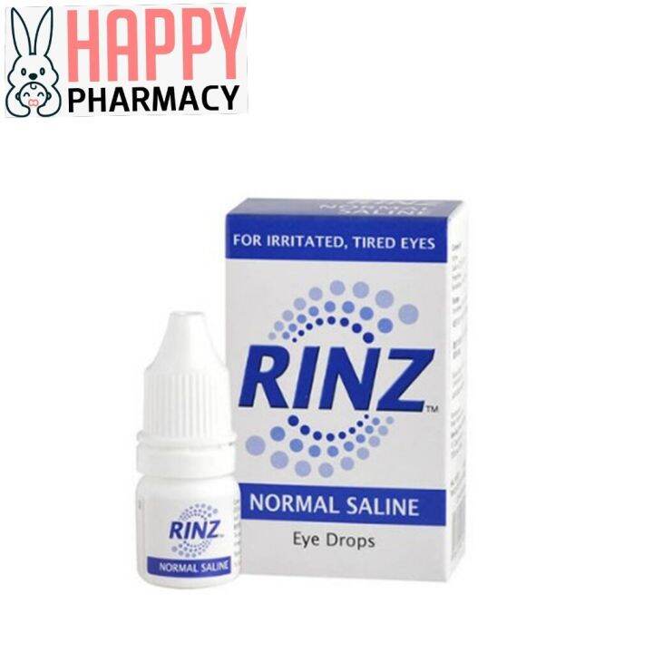 RINZ NORMAL SALINE EYE DROPS 5ML [EXP:5/25] FOR IRRITATED TIRED EYES ...