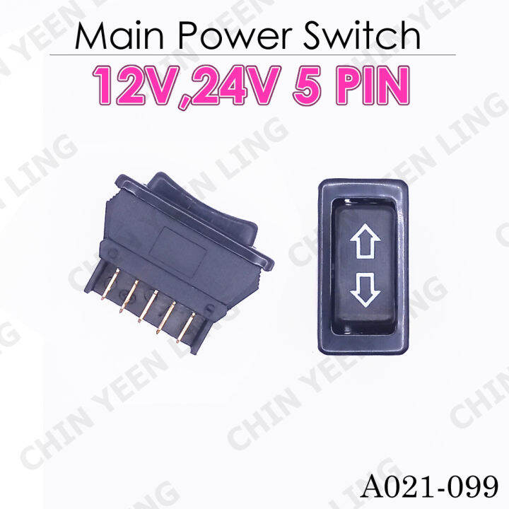 12V,24V 5 PIN Power Window Switch | Lazada