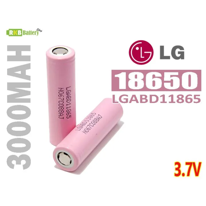 พร้อมส่ง LGABD11865 LG 3000mAh 3.7v Rechargeable Li-ion Battery ถ่าน ...