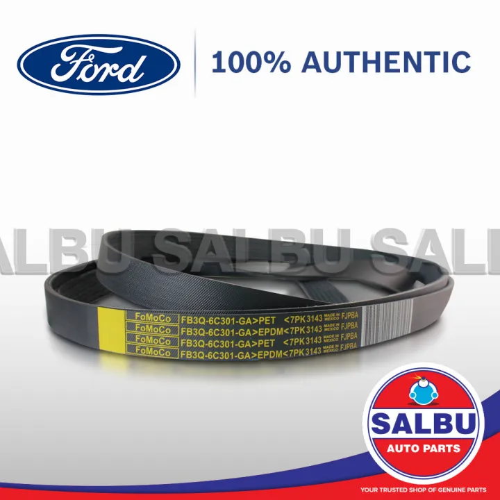 FORD Genuine Parts V-Belt FB3Q-6C301-GA for Ford Ranger 2011 (P375 ...