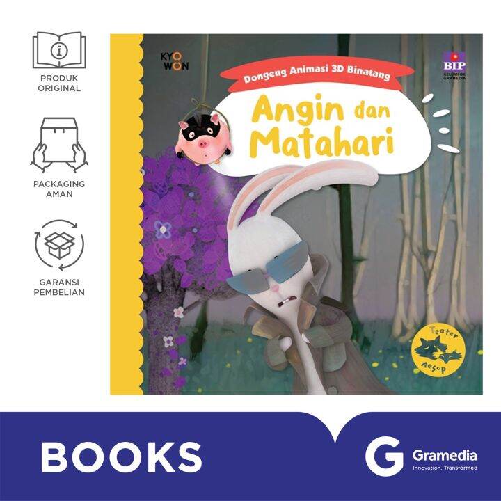 Seri Dongeng Animasi 3D Binatang: Angin dan Matahari | Lazada Indonesia