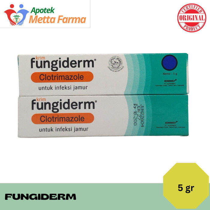 Fungiderm Clotrimazole 5gr / Obat Salep Kulit Untuk Infeksi Jamur ...