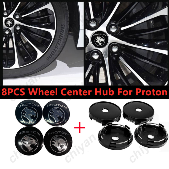 4/8Pcs 60mm Car Wheel Center Rim Hub Caps Cover Trim Hubcaps with 56mm ...