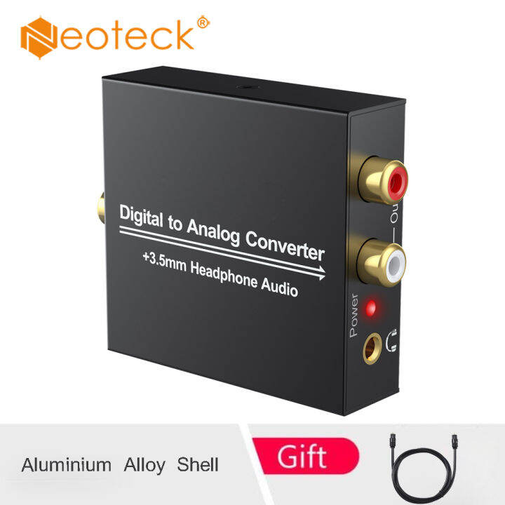Neoteck DAC Converter Audio adapter Digital to Analog Analogue Audio ... Neoteck DAC Converter Audio adapter Digital to Analog Analogue Audio ...