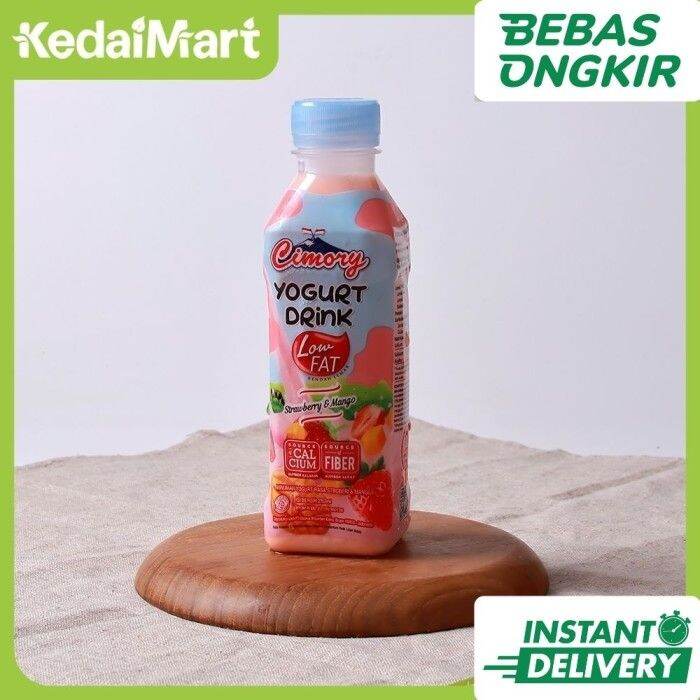 Cimory Yoghurt Drink Low Strawberry & Mango 250 Ml | Lazada Indonesia