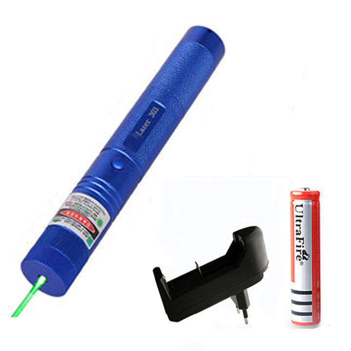 High Power Green Laser Pointer powerful laserpointer Charge laser 303 ...