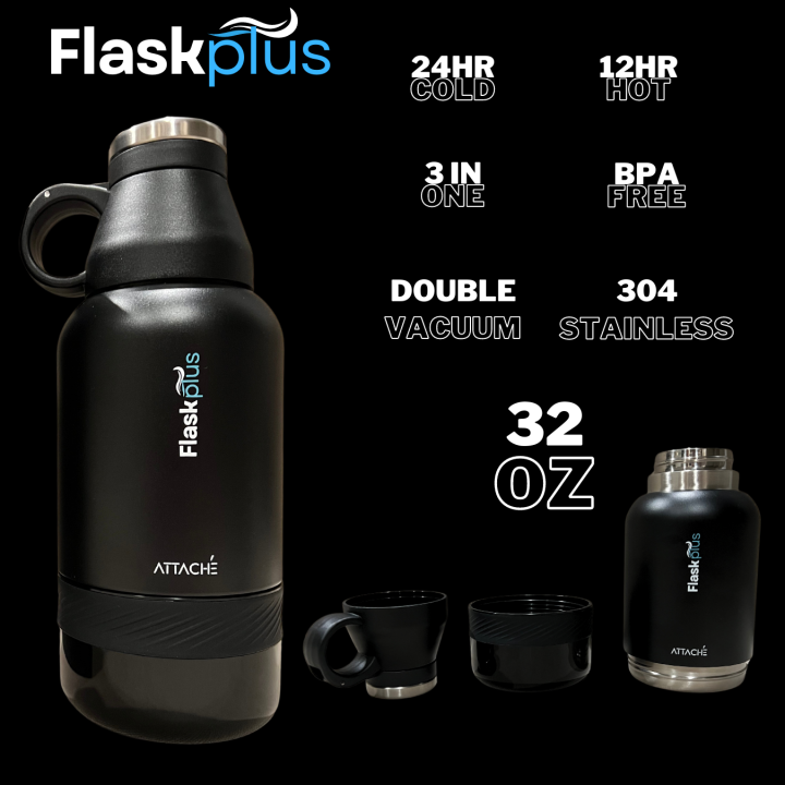 Attache Flaskplus Multipurpose Flask 3 in 1 Bottle | Lazada PH