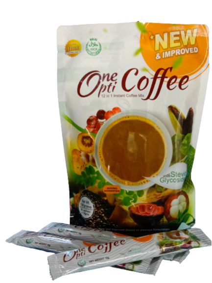 ONE OPTI COFFEE 100% Original 12in1 Instant Coffee Mix | Lazada PH