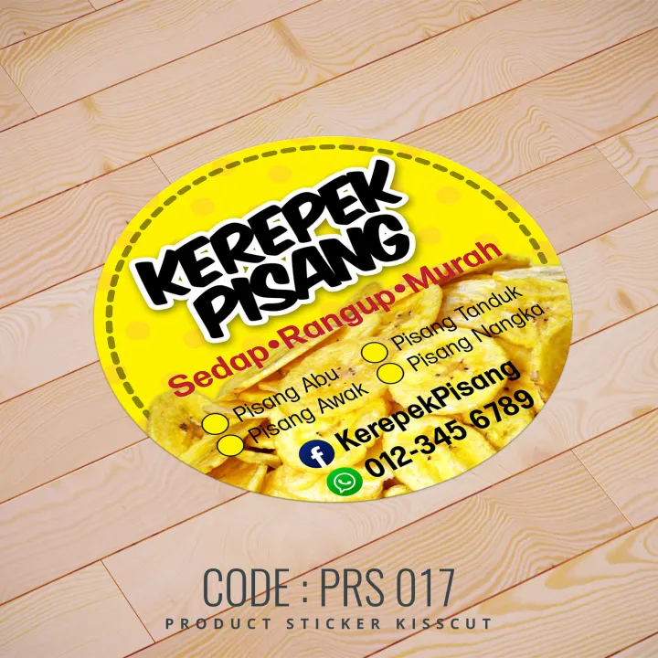 STICKER KEREPEK PISANG,STICKER KEREPEK | Lazada