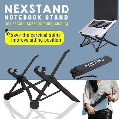 Nexstand Laptop Stand K2 Foldable Adjustable Height Table Lapdesk For ...