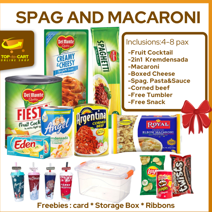 Spaghetti AND macaroni salad SET 3 Noche Buena Grocery Handaan Eden ...