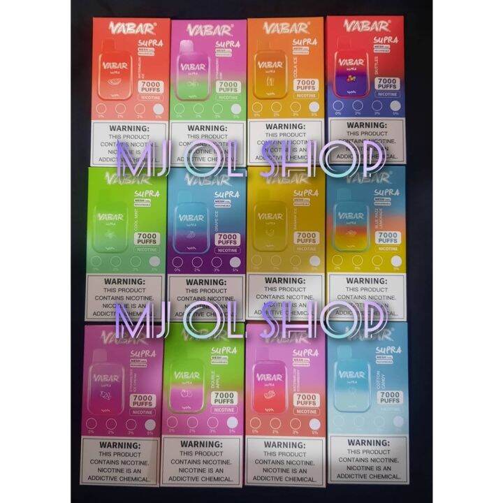HOT VABAR SUPRA 7000 PUFFS 5 RECHARGEABLE | Lazada PH