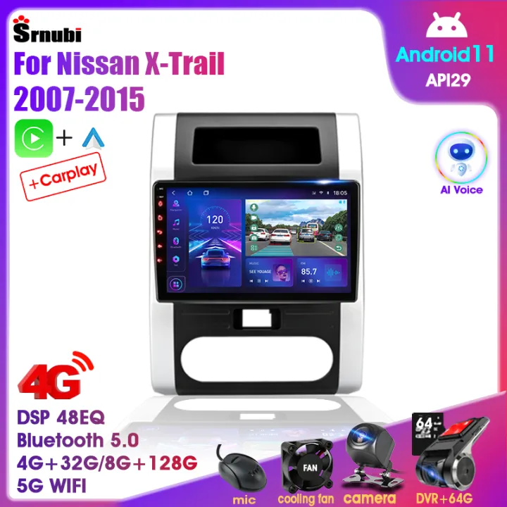 Android 11รถวิทยุสำหรับ Nissan X-Trail XTrail X Trail 2 T31 2007-2015เครื่องเล่นมัลติมีเดีย GPS ...