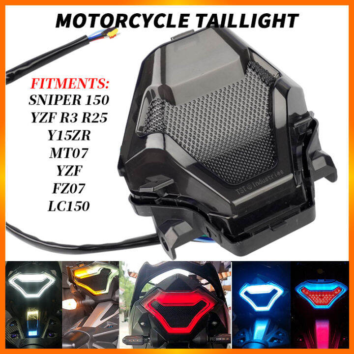 E&M TST Tail Light For Sniper 150 Signal Light For YZF R3 R25 Y15ZR ...