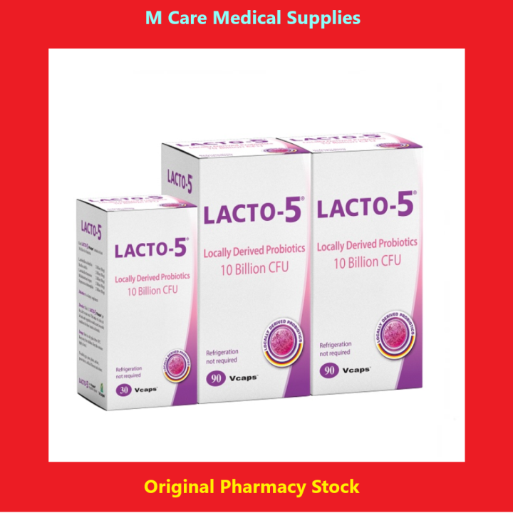LACTO-5® (PROBIOTICS) 90’s+90’s+30’s | Lazada
