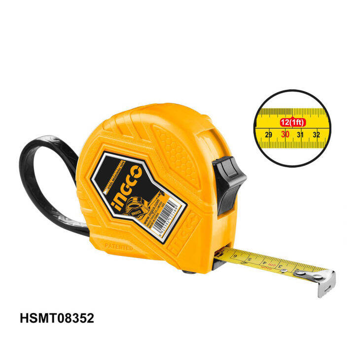 Ingco HSMT27519 Steel Measuring Tape 5mx19mm •osos• | Lazada PH