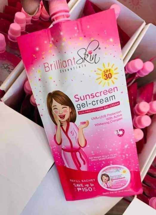 BRILLIANT SKIN SUNSCREEN Gel-Cream 50g | Lazada PH